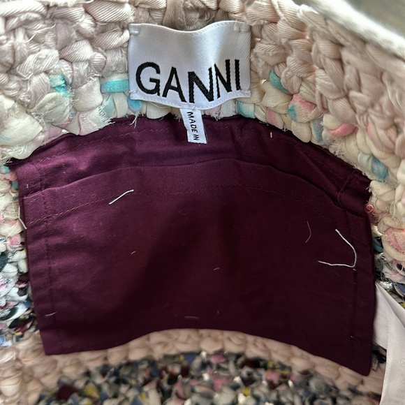 Ganni | Bags | Ganni Crochet Small Tote Bag | Poshmark